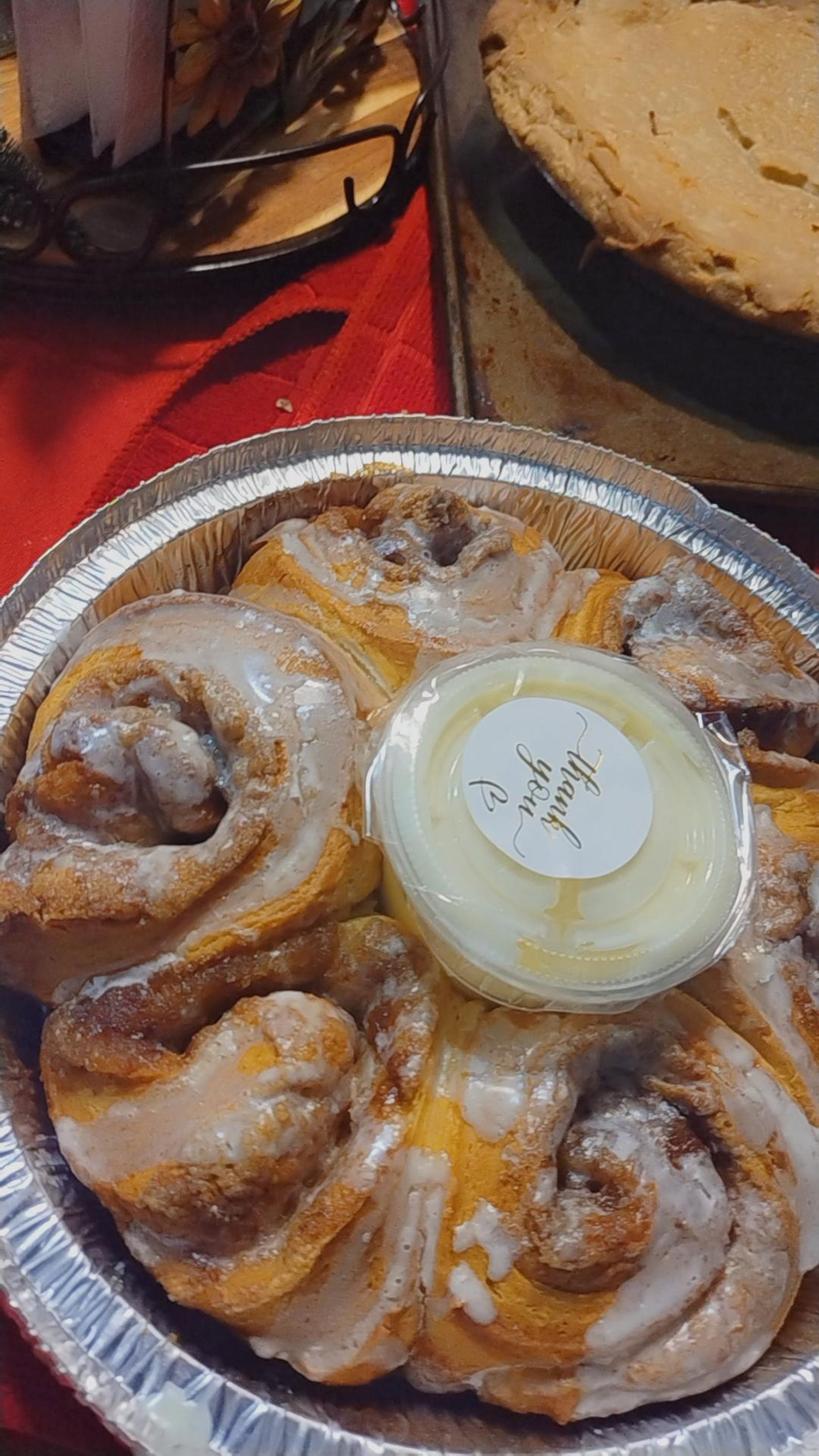 Dozen Regular Cinnamon Rolls and One Dozen Delicious Fudge Brownies ...