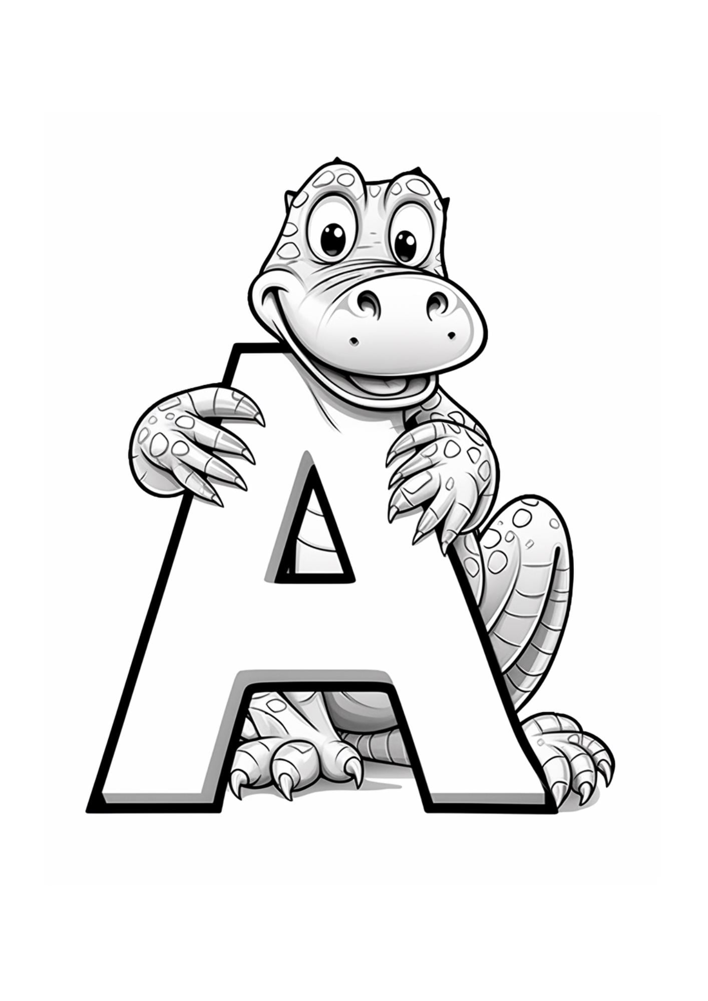 A-Z Alphabet Animals Coloring Pages | 26 Printable Sheets | Kids ...