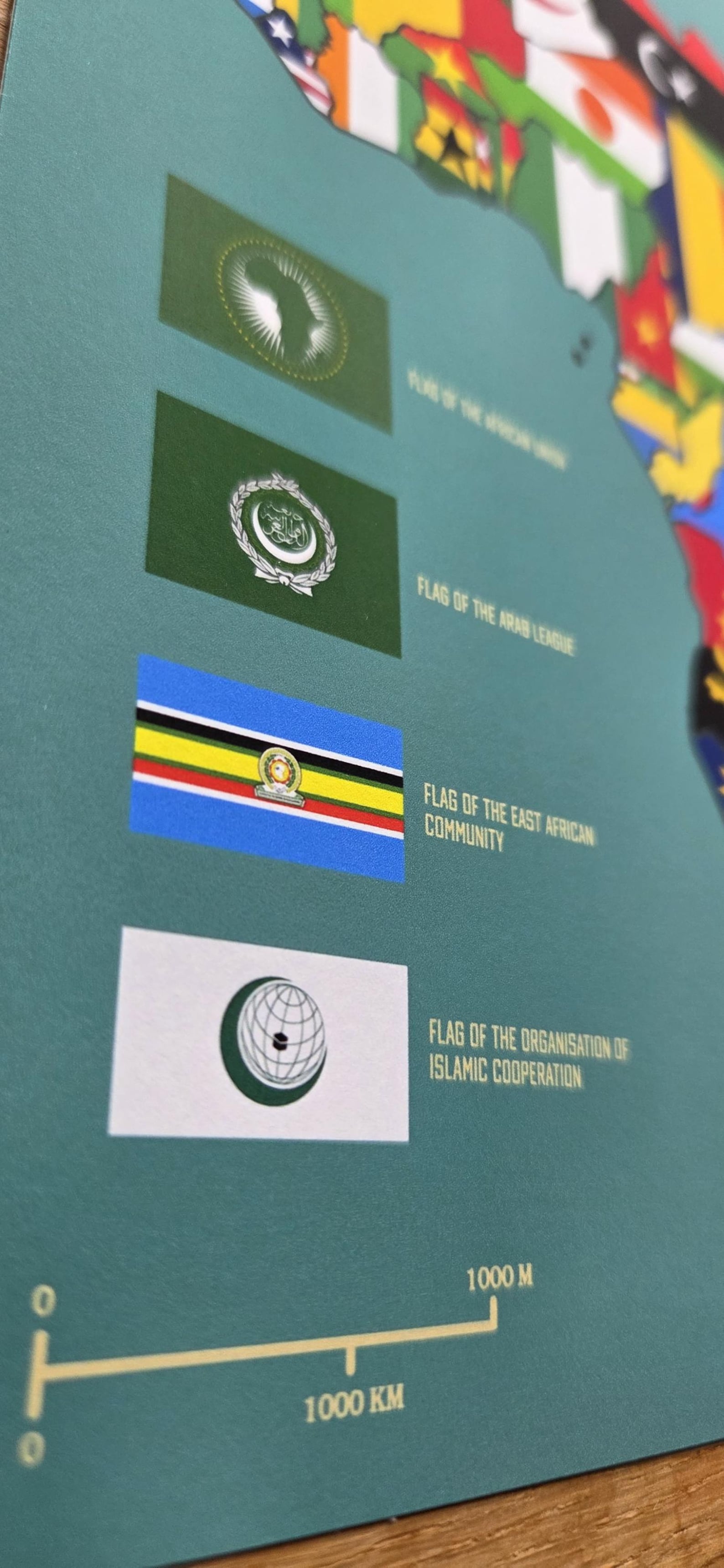 The Flags of Africa - Limited Edition Giclée Print in Various A Sizes ...