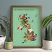 NEW EDITION UK County Flags. Limited Edition Giclée, Standard A Sizes ...
