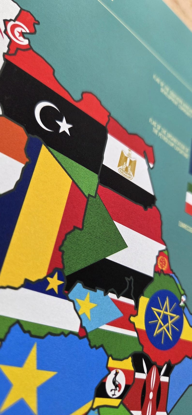 The Flags of Africa - Limited Edition Giclée Print in Various A Sizes ...