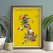 NEW EDITION UK County Flags. Limited Edition Giclée, Standard A Sizes ...