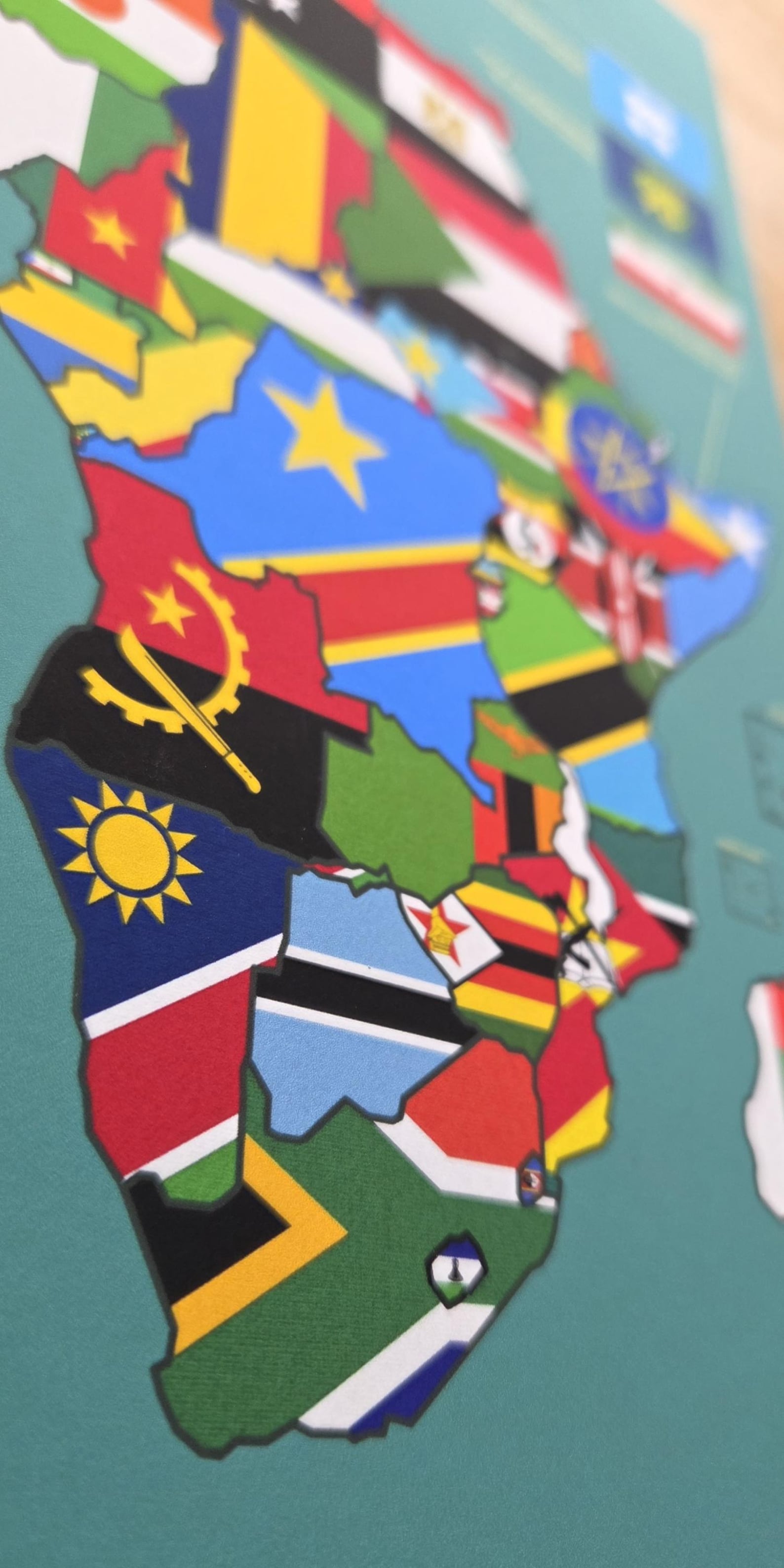 The Flags of Africa - Giclée Print in Various A Sizes, Unframed. Photo ...