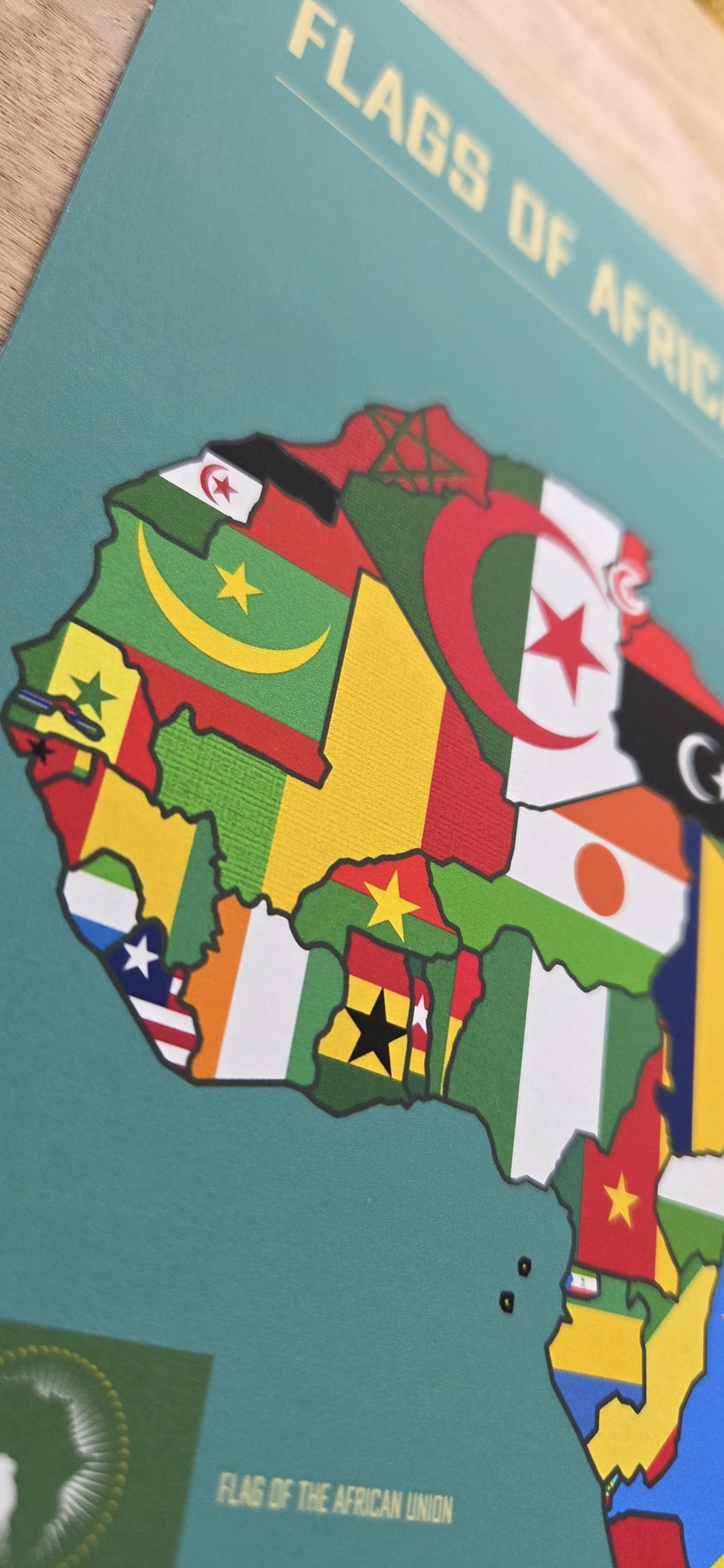 The Flags of Africa - Limited Edition Giclée Print in Various A Sizes ...