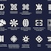 West African Adinkra Symbols - Giclée Print in Various Sizes and ...