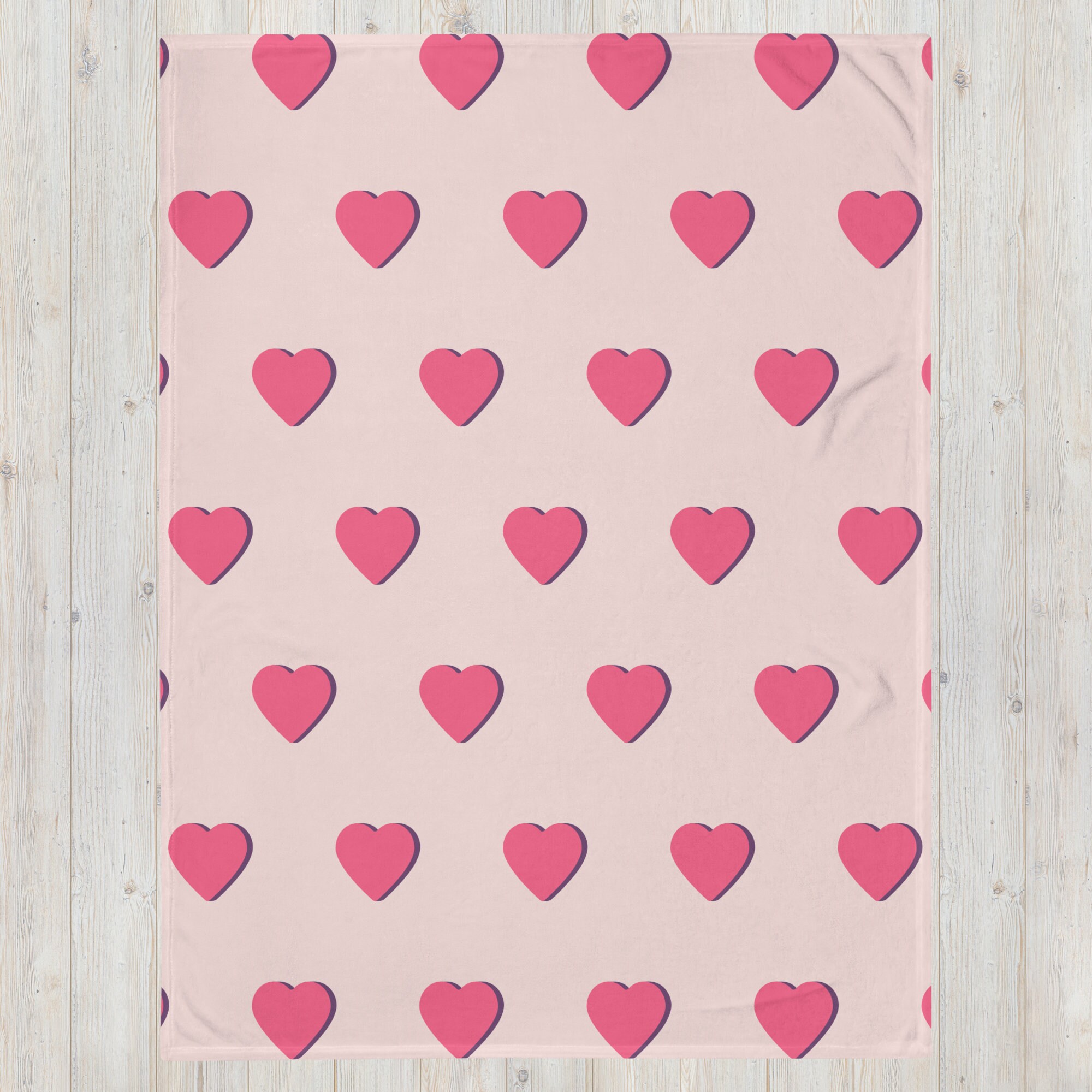 Valentine Heart Throw Blanket - Etsy