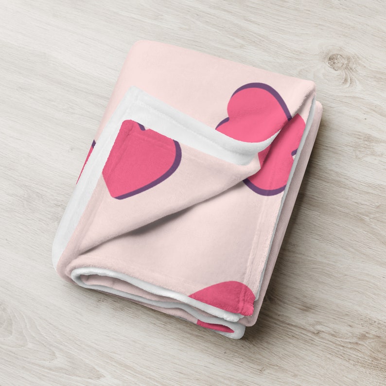Valentine Heart Throw Blanket - Etsy