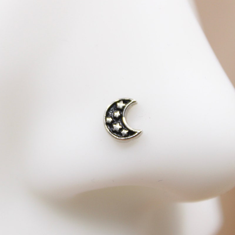 Moon Nose Ring - Etsy