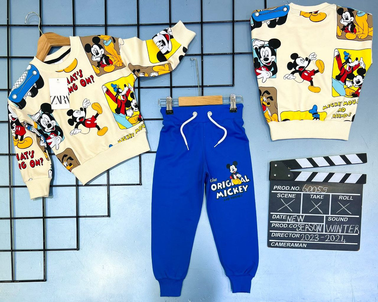 Mickey Mouse Boys Set: Toddler and Boy Child Outfit Sweatsuit Trendy ...