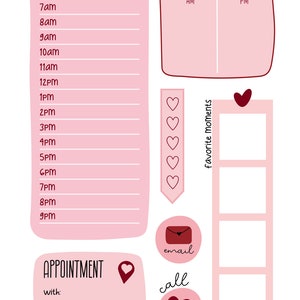 DIGITAL Stickers-valentine’s Day - Etsy