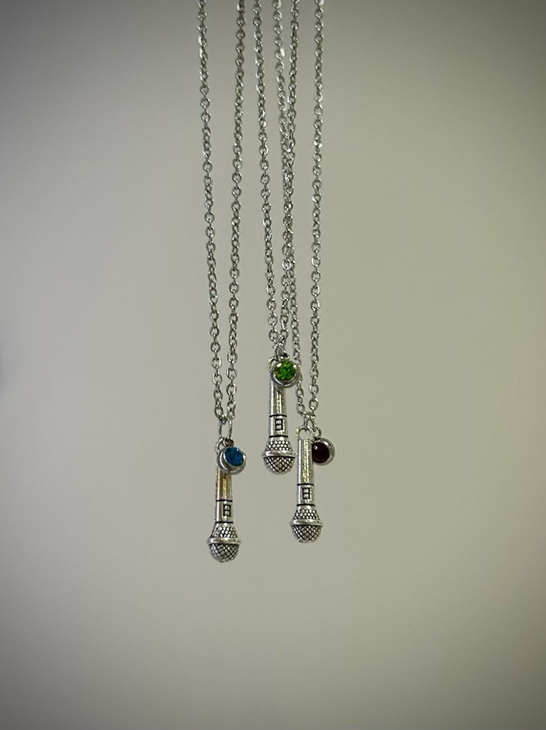 K-pop Mic Bias Necklace - Etsy