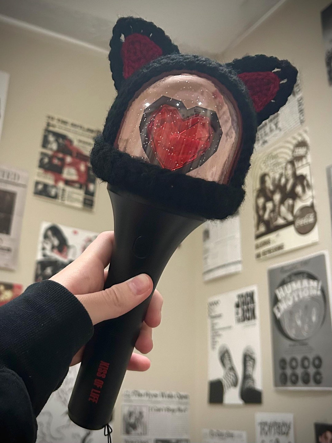 PATTERN ONLY** Kiss of Life Crochet Lightstick Cat Cover Pattern - Etsy