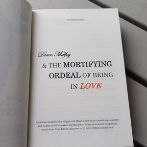 Draco Malfoy and the Mortifying Ordeal of Being in Love Book - Limited ...