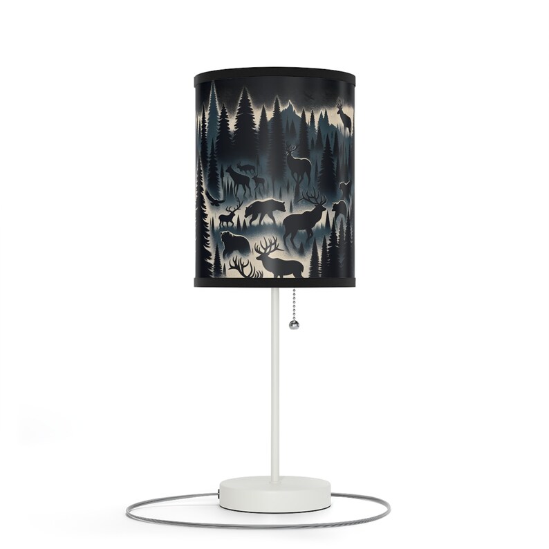 Forest Wildlife Lamp Desk Lamp, Table Lamp, Bedside Lamp, Decorative ...