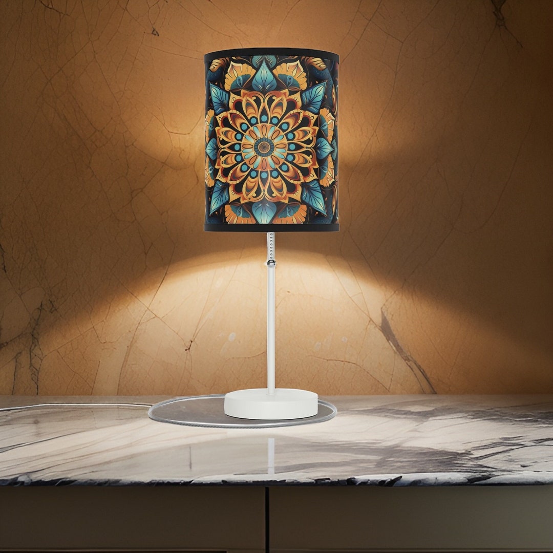 Mandala Night Lamp Mandala Design Pattern, Home Decor, Hippy Lamp ...