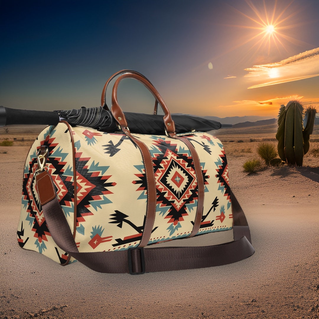 Desert Style Southwestern Waterproof Travel Bag Shoulder Bag, Crossbody ...