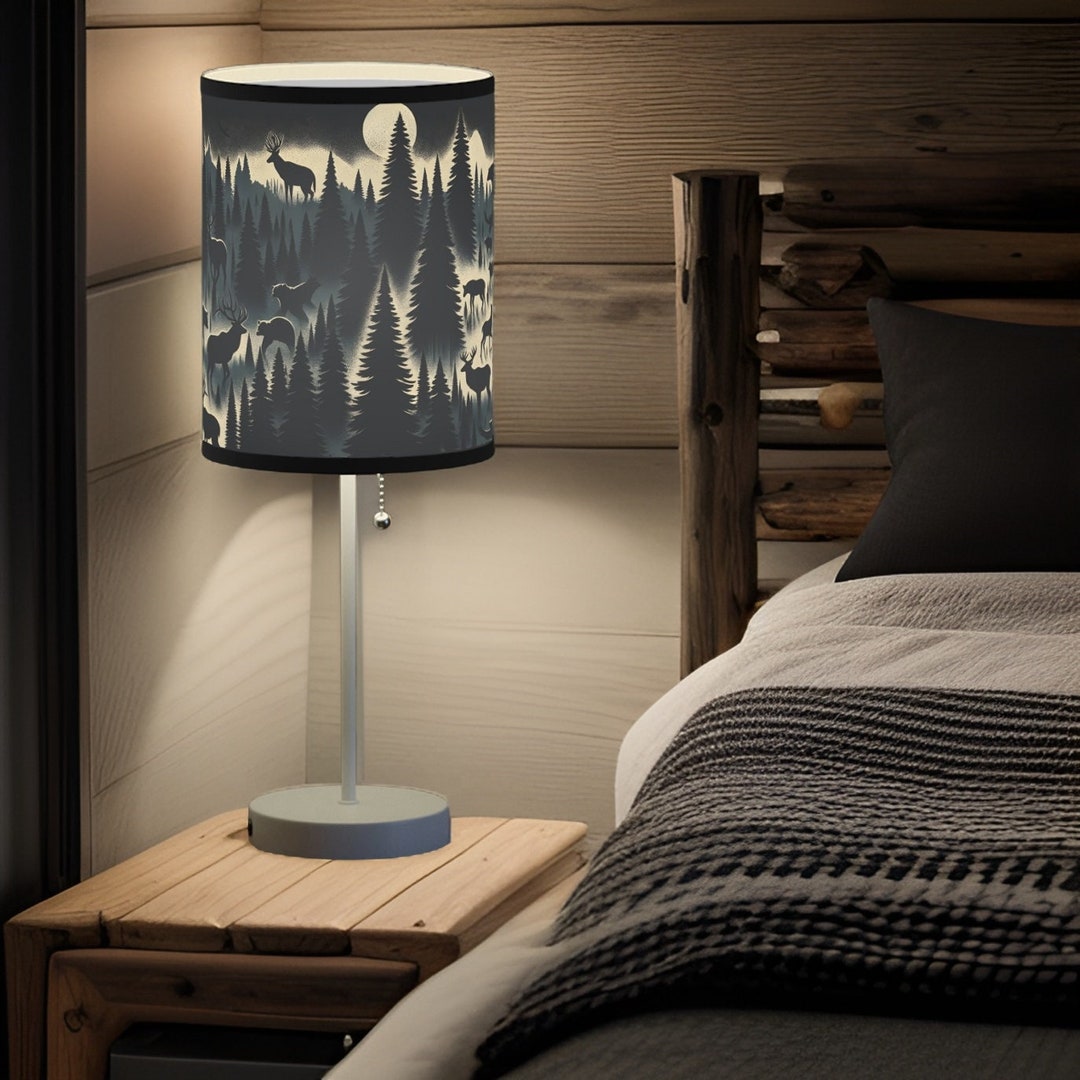 Forest Wildlife Lamp Desk Lamp, Table Lamp, Bedside Lamp, Decorative ...