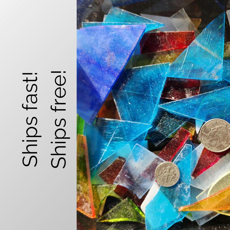 Stained Glass Shards - Etsy