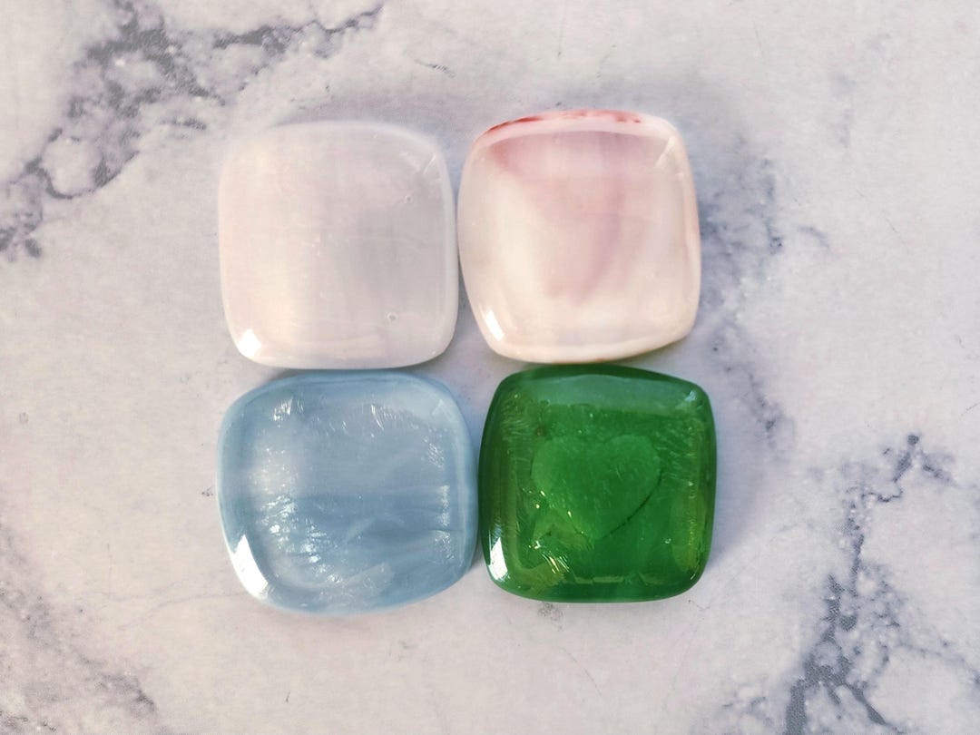 Mindfulness Glass Focus Stone, Pocket Hug, Support Gift for Best Friend ...