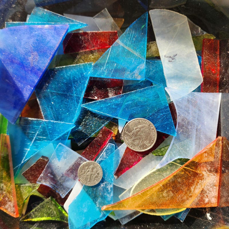 Stained Glass Scraps - Etsy