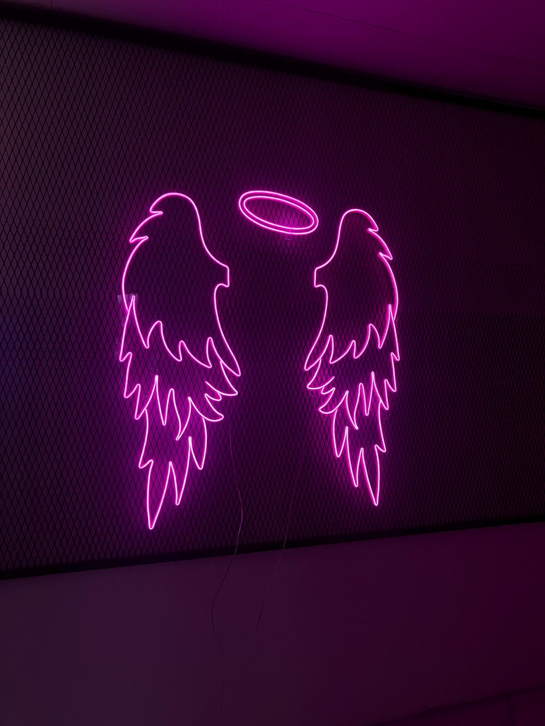 Wings Neon Sign Custom Angel Wings Neon Sign Custom Neon Bar Sign Neon ...