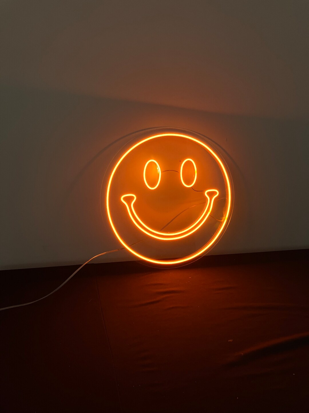 Smiley Face Neon Sign, Smiley Face, Cute Neon, Bedroom Neon, Kids Room ...