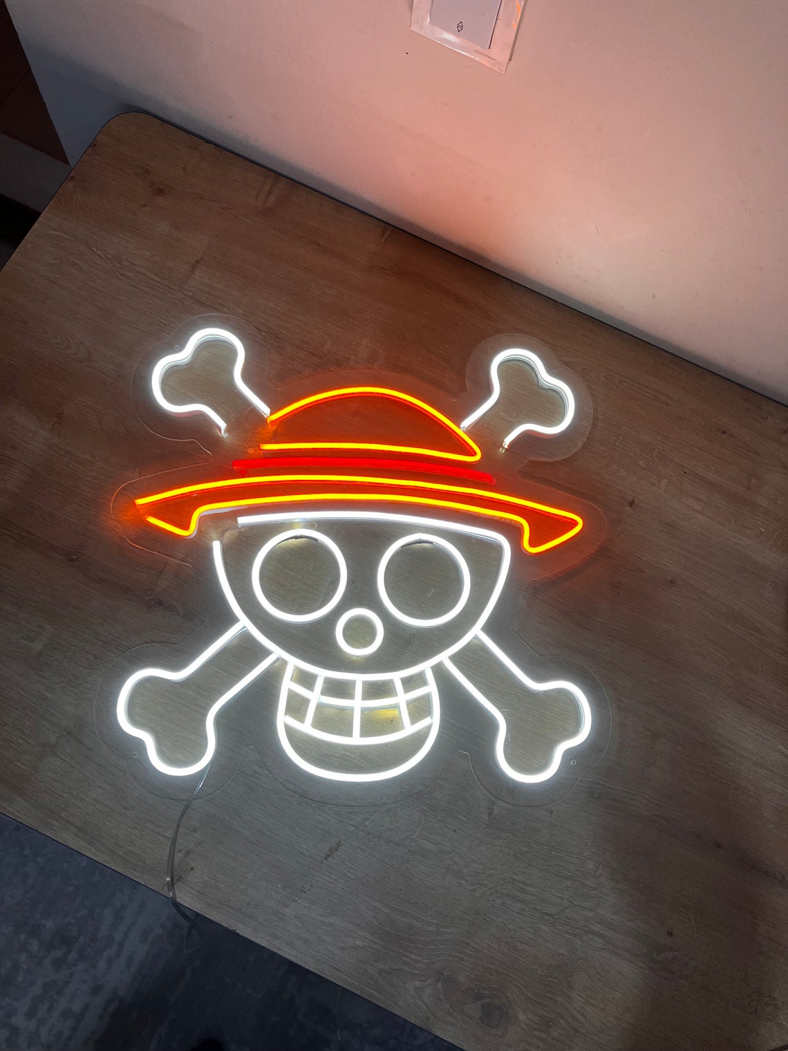 Neon Skull Neon Sign Pirate Neon Sign Custom Neon for Gift Home Decor ...