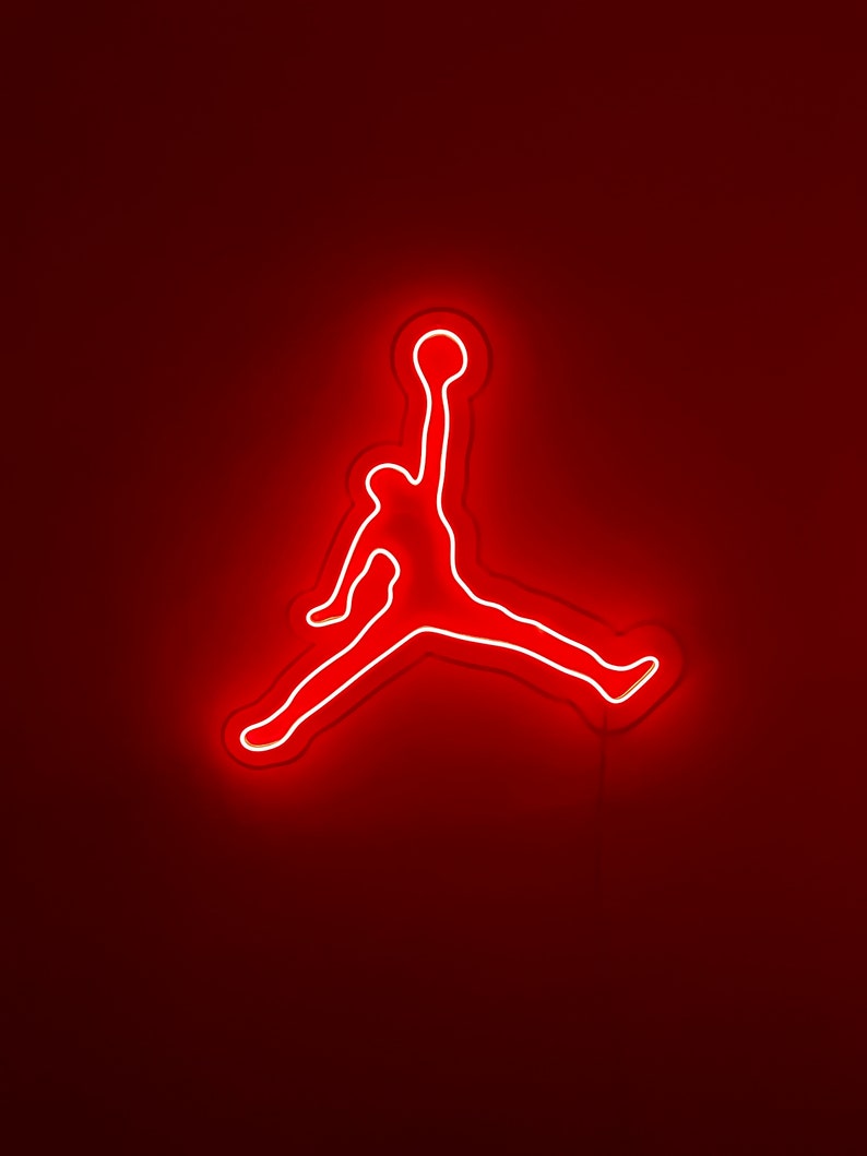 Jordan Neon Sign LED Neon Sign, Interior Decor, Room Decor, Wall Decor ...