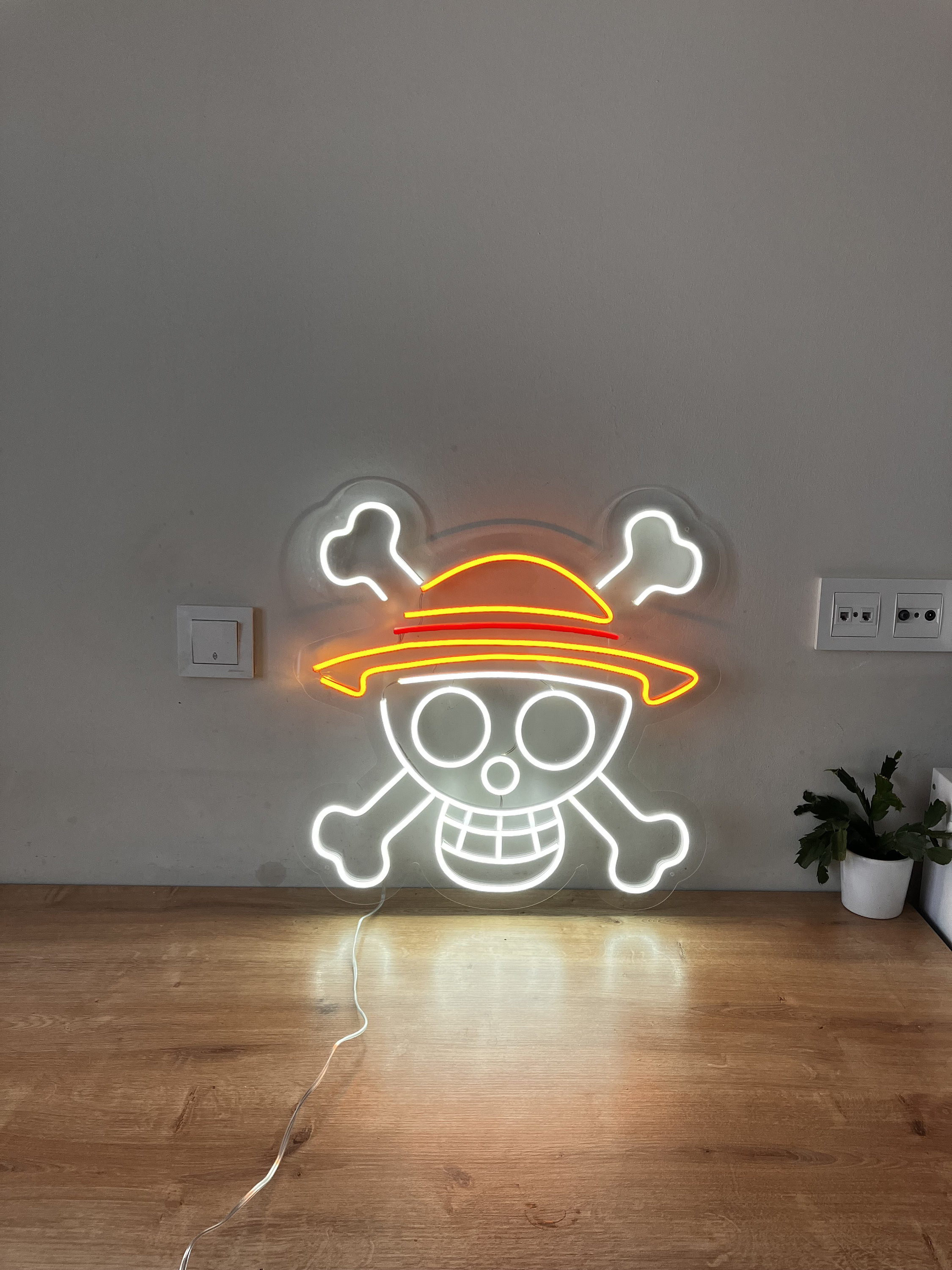 Neon Skull Neon Sign Pirate Neon Sign Custom Neon for Gift Home Decor ...
