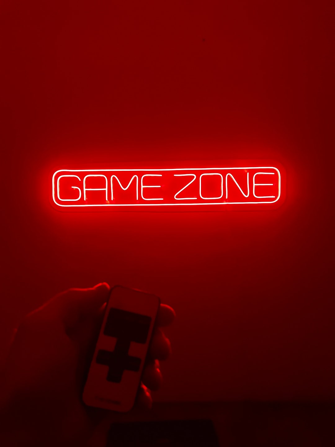 Game Zone Neon Sign Neon Led Game Zone Gaming Zone Game Room Neon Led ...