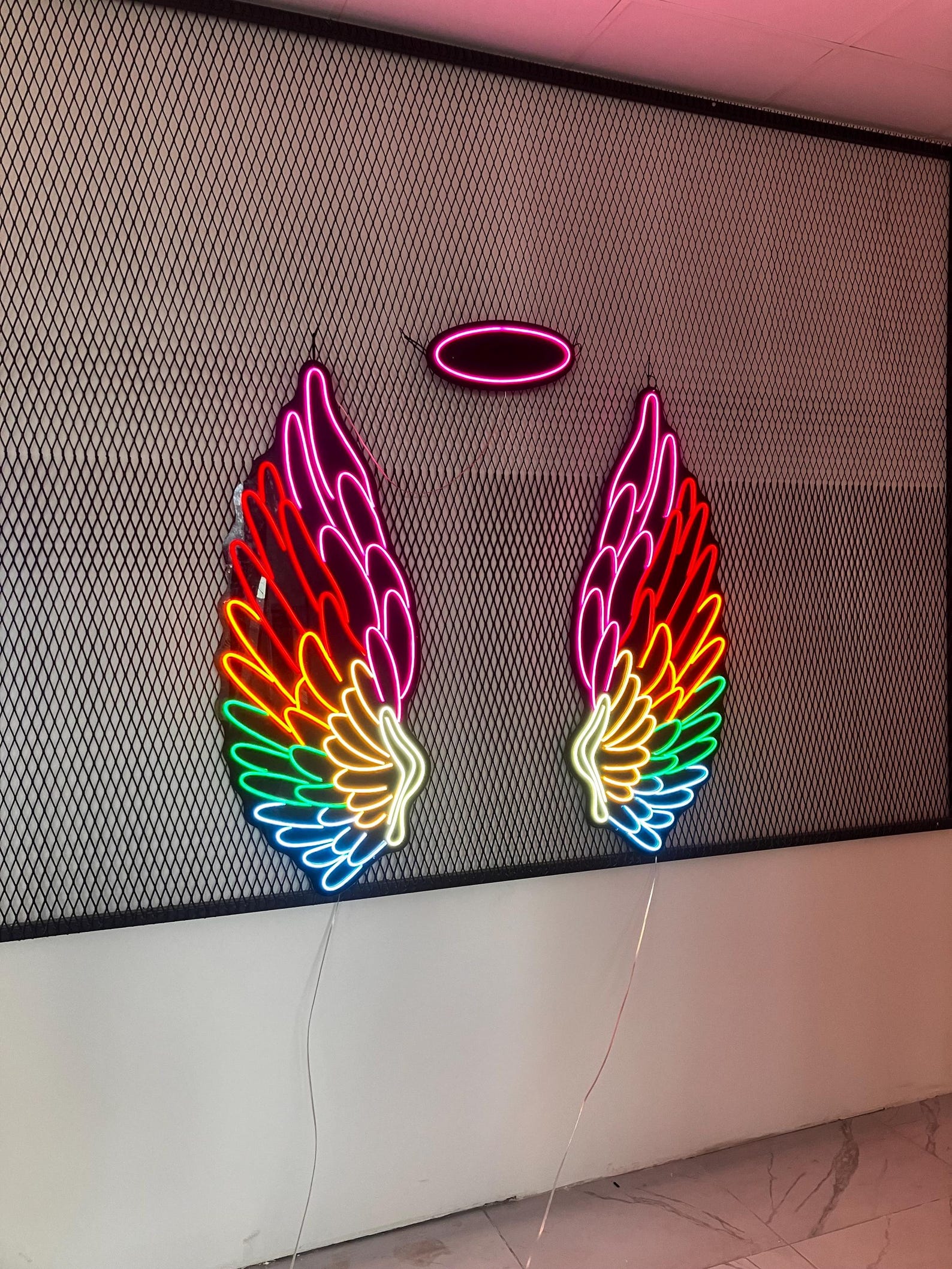 Angel Wings Neon Sign – LED Wall Light -wedding Decor-neon Angel Wings ...