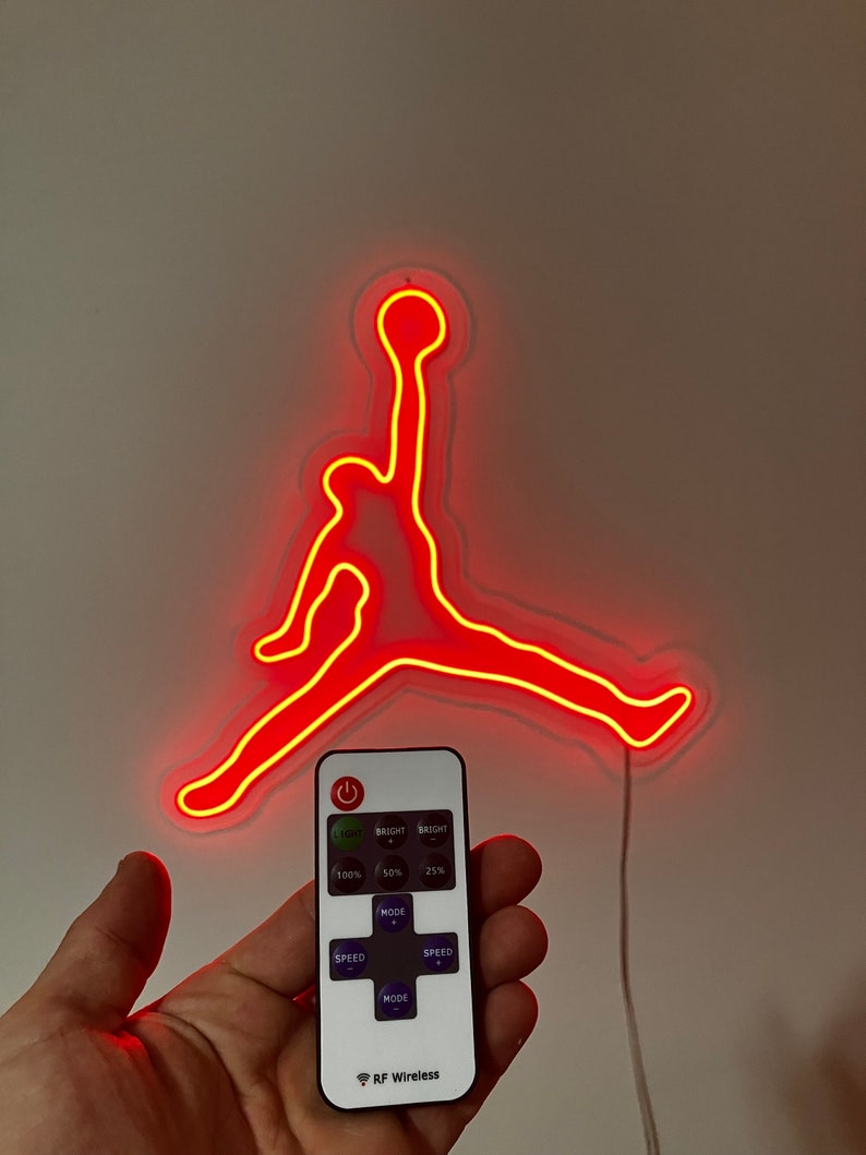 Jordan Neon Sign LED Neon Sign, Interior Decor, Room Decor, Wall Decor ...