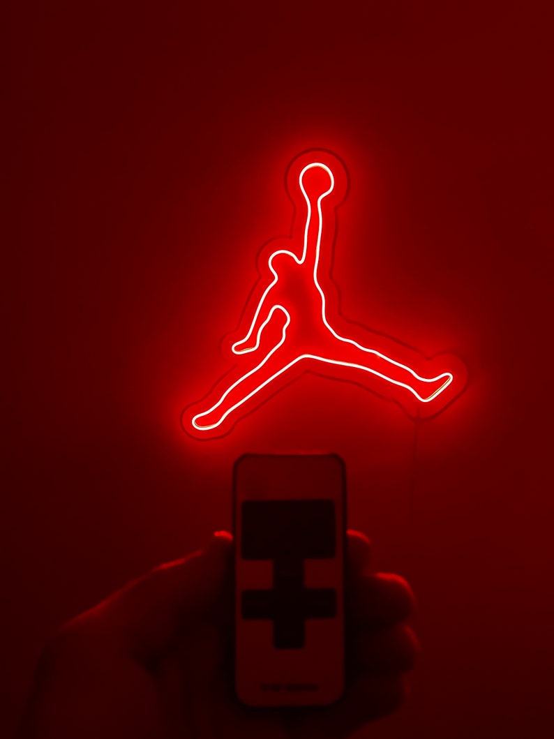Jordan Neon Sign LED Neon Sign, Interior Decor, Room Decor, Wall Decor ...