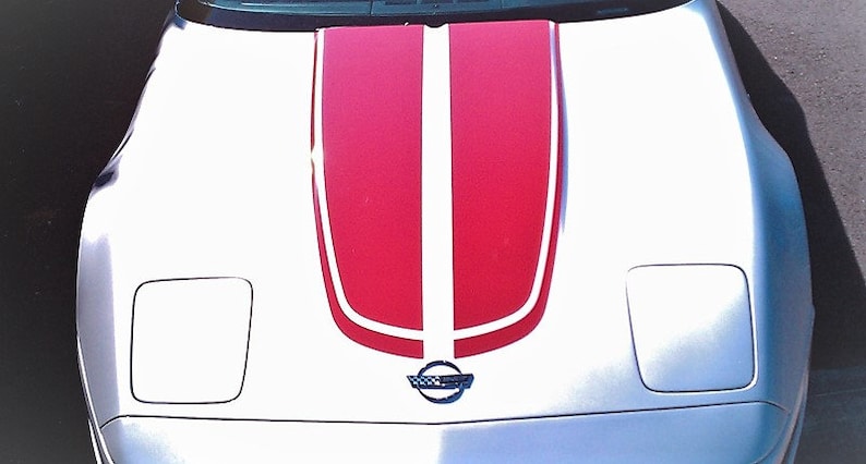 Corvette C4 Hood Stripes 1984-1996 - Etsy