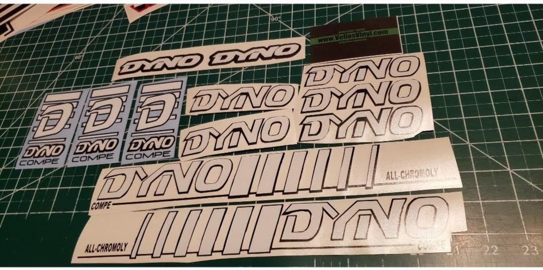 BMX Dyno Compe Decal Set 86 87 88 Vintage - Etsy