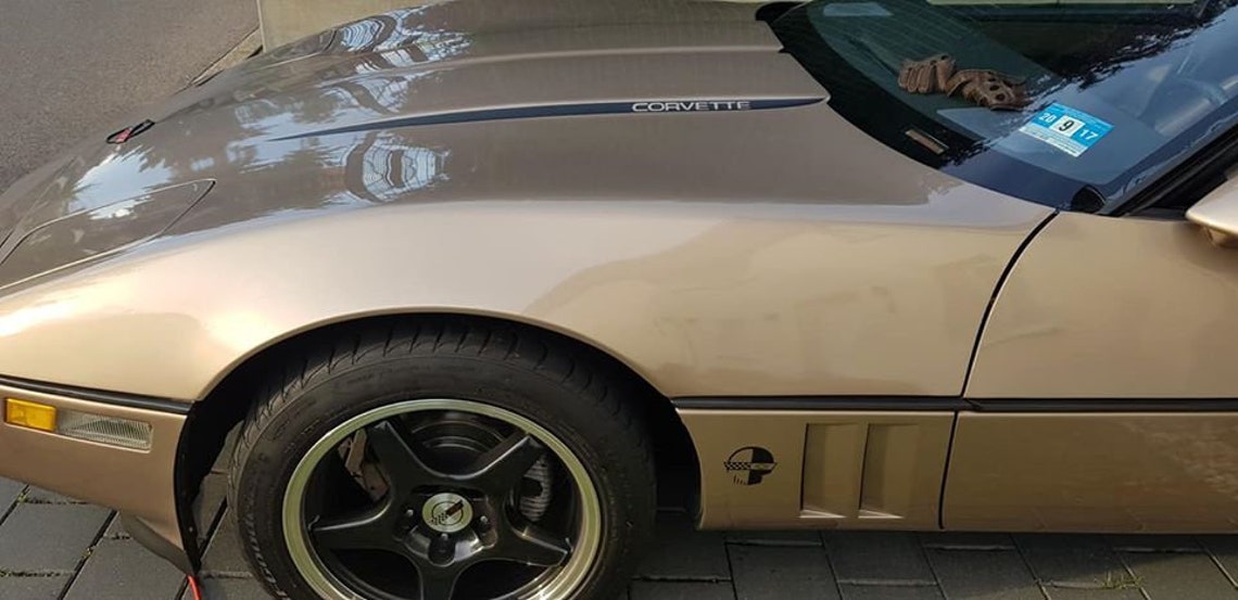 Corvette C4 Hood Stripes 1984-1996 With Corvette Text - Etsy