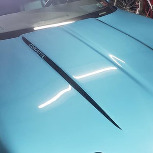 Corvette C4 Hood Stripes 1984-1996 With Corvette Text - Etsy