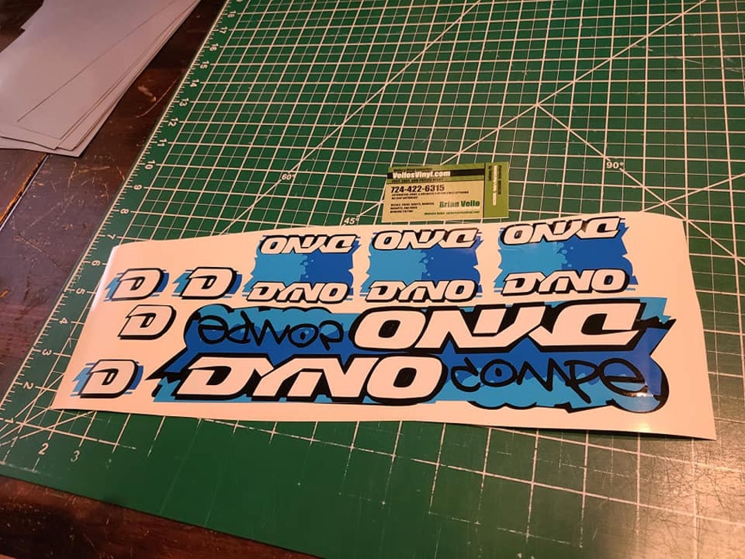 BMX Dyno Compe Decal Set 1988 1989 Vintage - Etsy