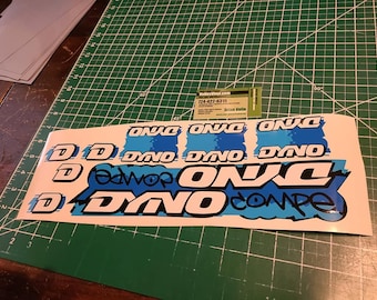 BMX Dyno Compe Decal Set 1988 1989 Vintage - Etsy