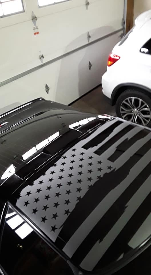 Corvette C4 Targa Top Distressed American Flag Vinyl Decal 84-96 - Etsy