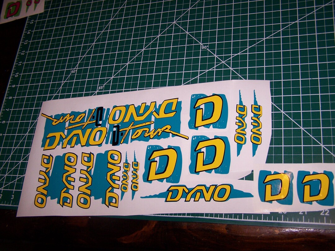 BMX Dyno D-tour Decal Set 86 87 88 Vintage - Etsy
