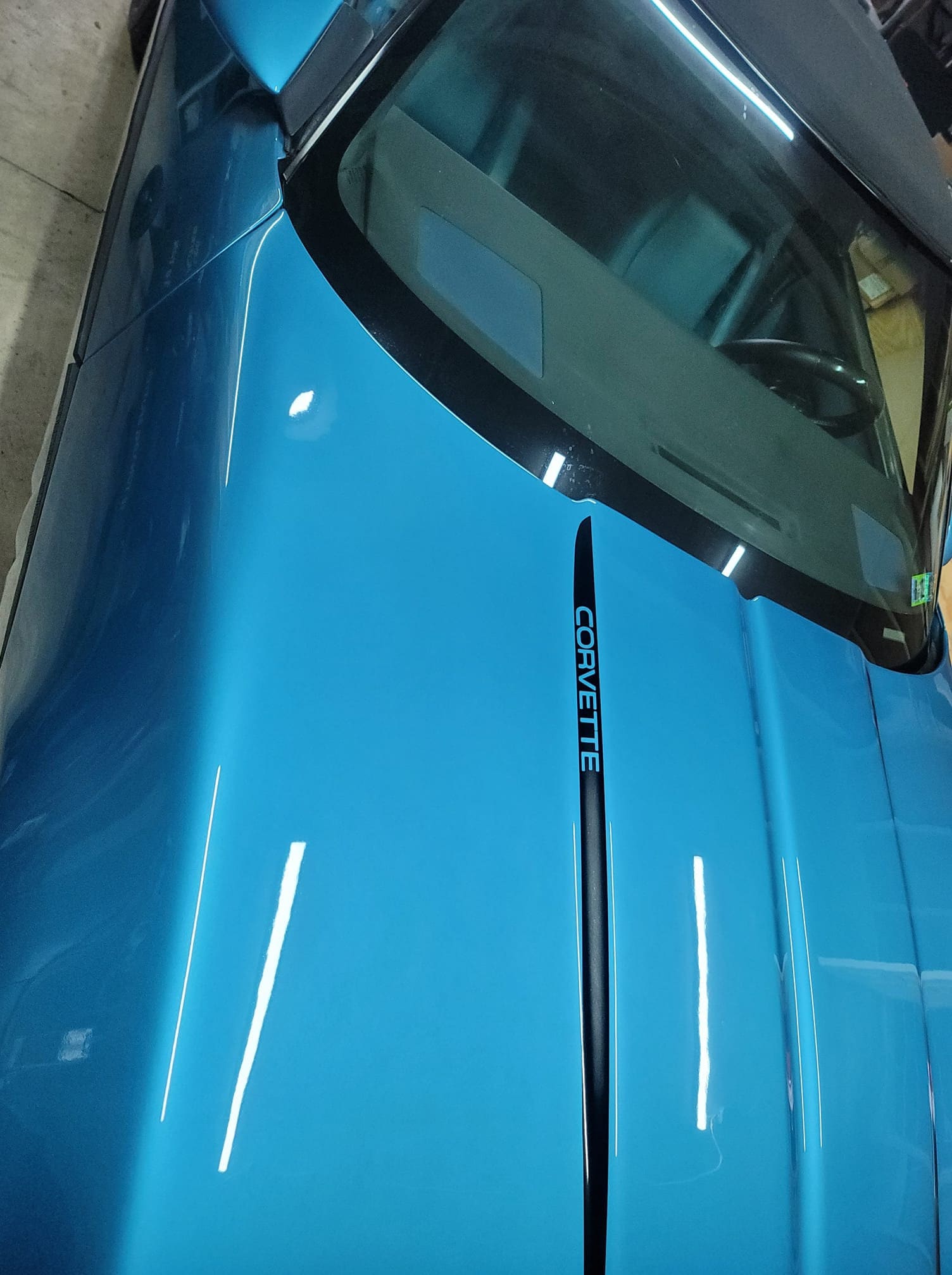 Corvette C4 Hood Stripes 1984-1996 With Corvette Text - Etsy