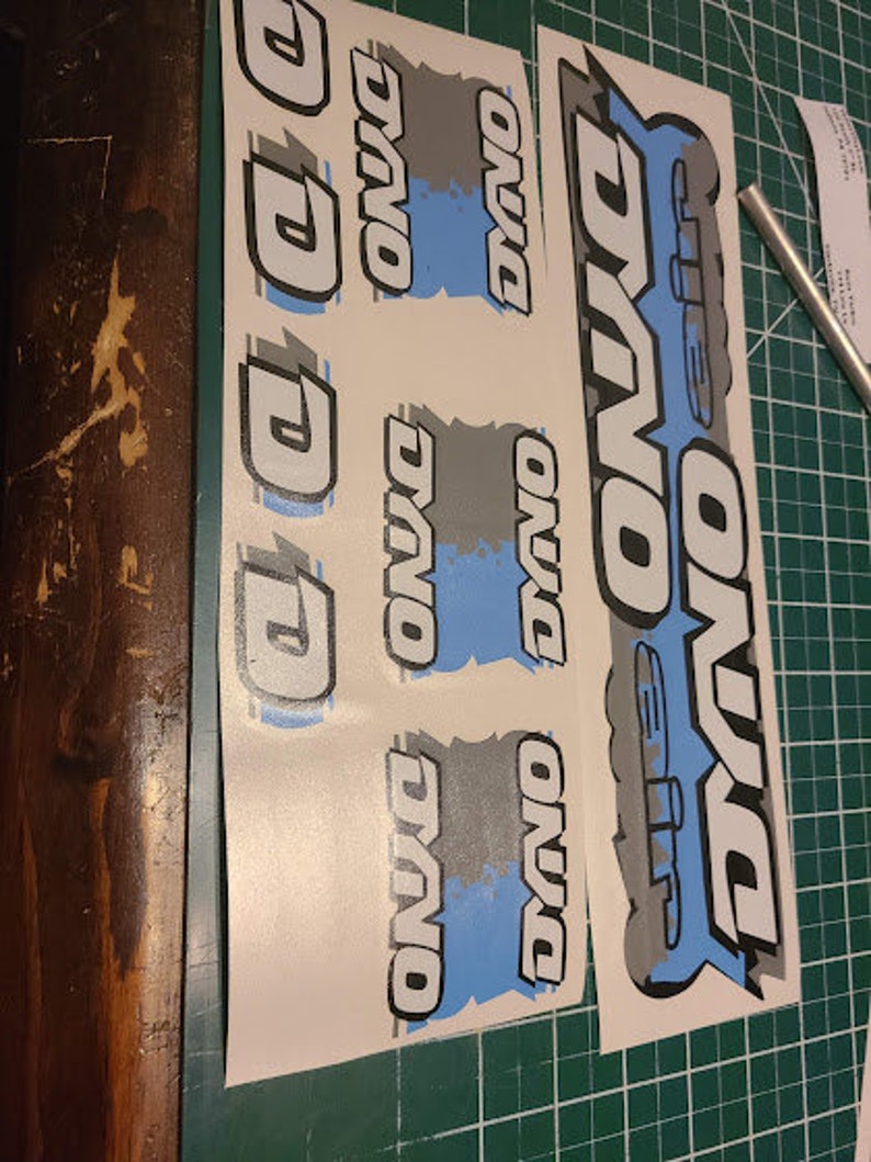 BMX Dyno Air Decal Set 86 87 88 Vintage - Etsy