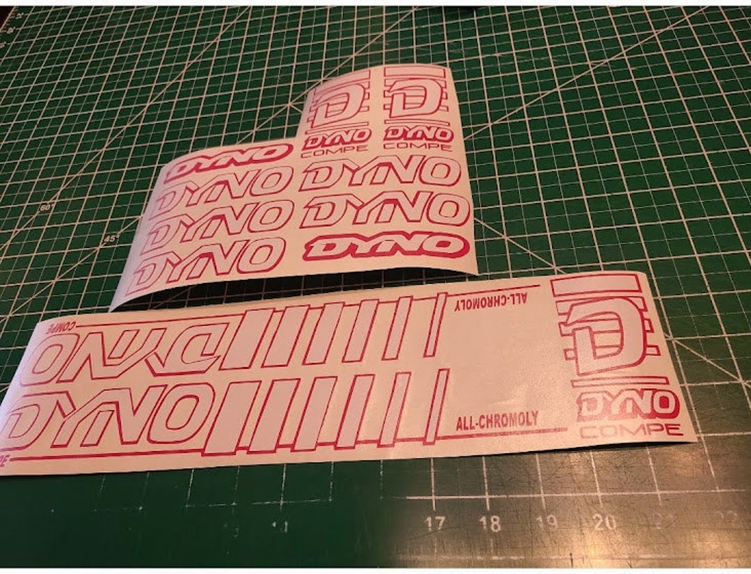 BMX Dyno Compe Decal Set 86 87 88 Vintage - Etsy