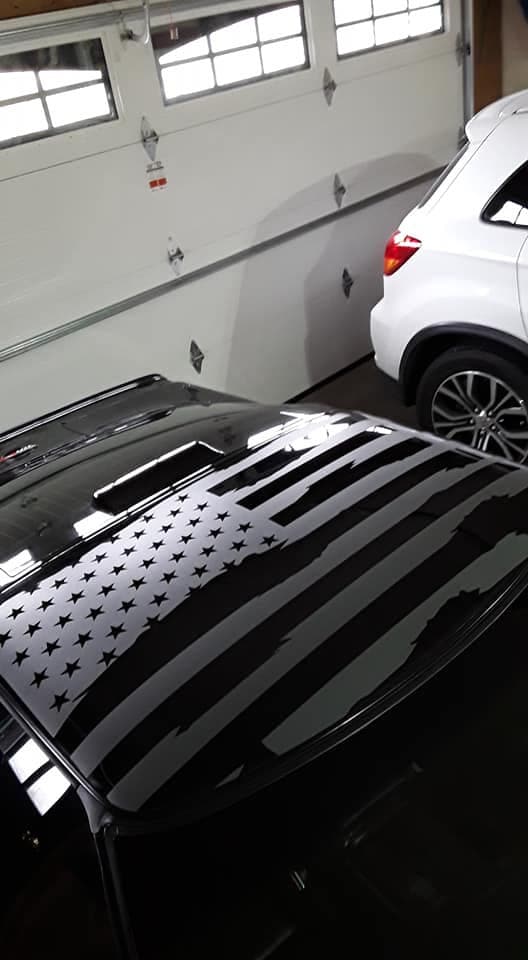 Corvette C4 Targa Top Distressed American Flag Vinyl Decal 84-96 - Etsy
