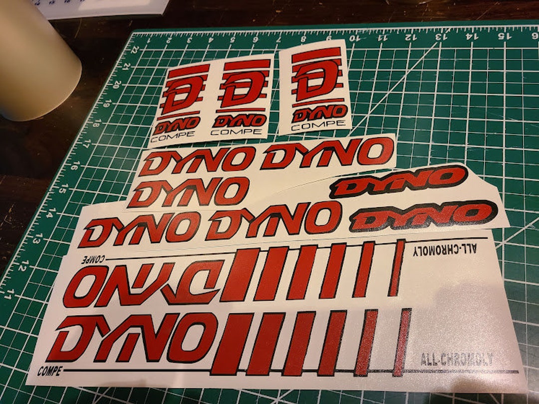 BMX Dyno Compe Decal Set 86 87 88 Vintage - Etsy