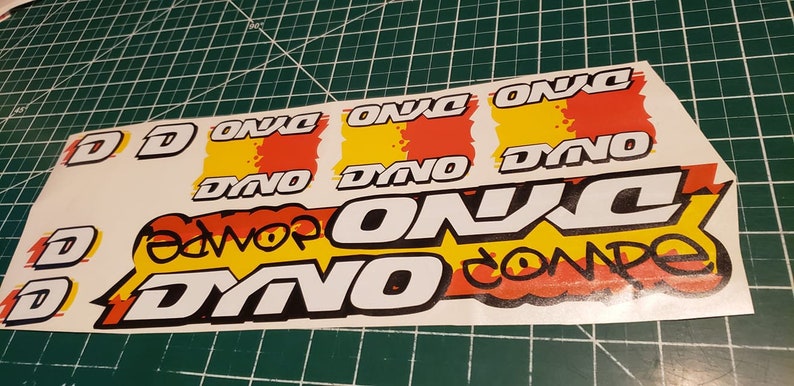 BMX Dyno Compe Decal Set 1988 1989 Vintage - Etsy