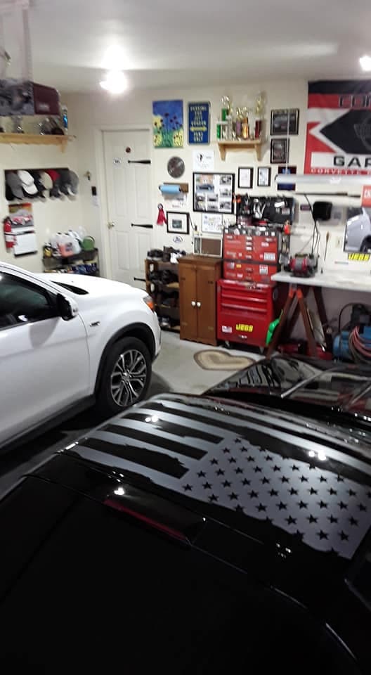 Corvette C4 Targa Top Distressed American Flag Vinyl Decal 84-96 - Etsy