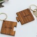 Keychain Premium With Engraving, Wooden Pendant,gift, Wooden Keychain ...