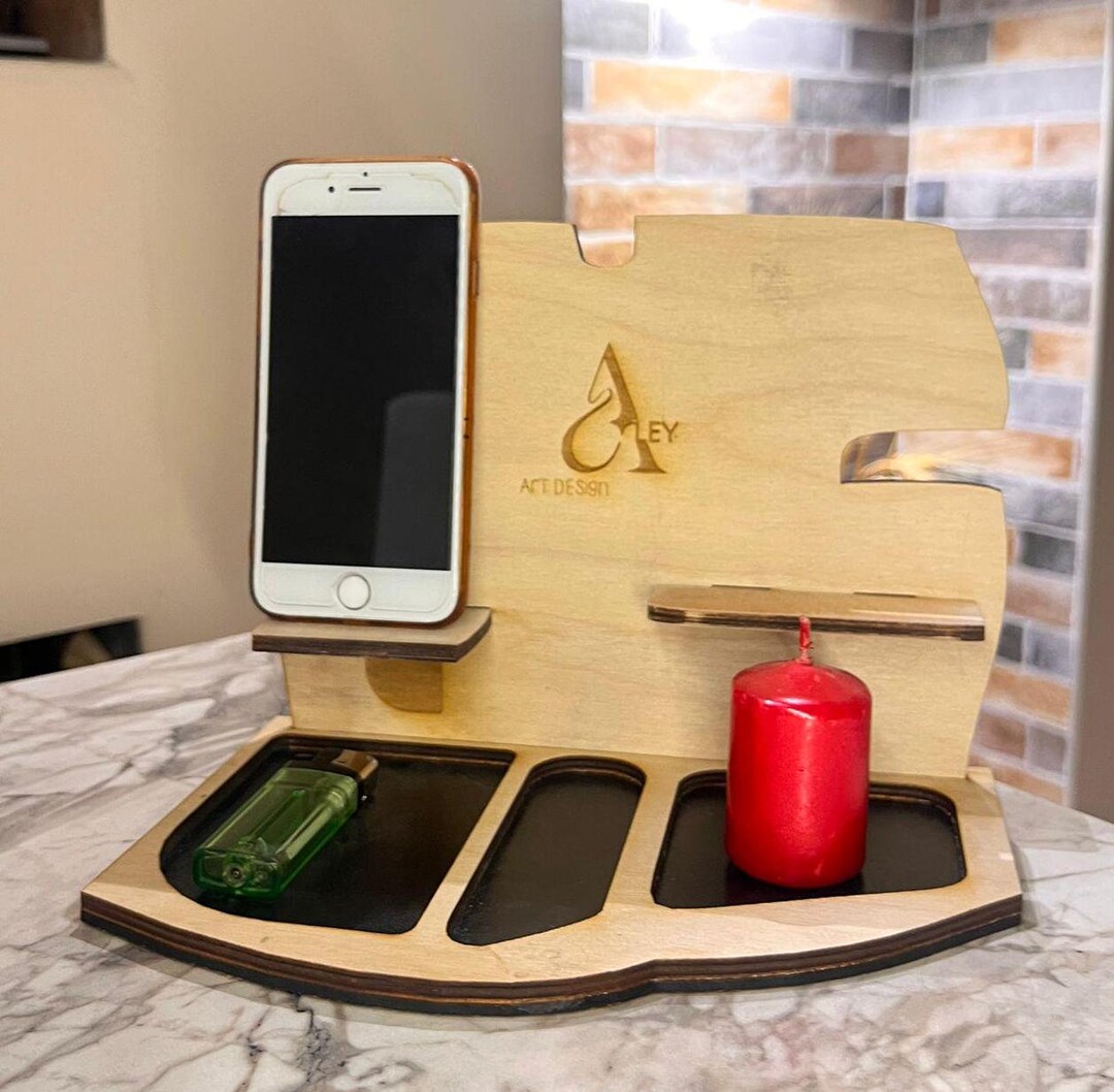 Gift for Men Docking Station, It Keeps All Personal Items Organized ...